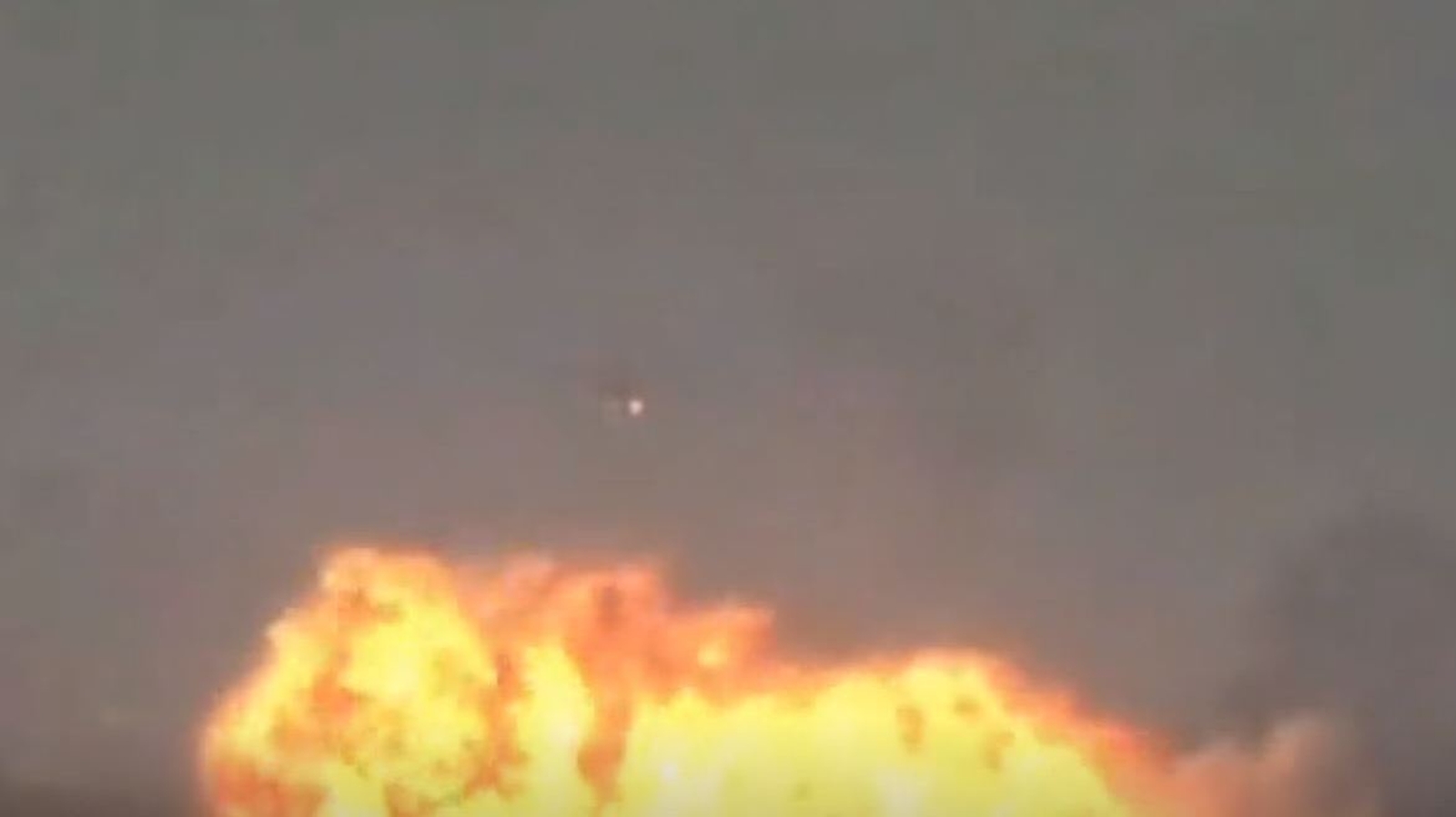 Indian fighter jet hits flock of birds on takeoff