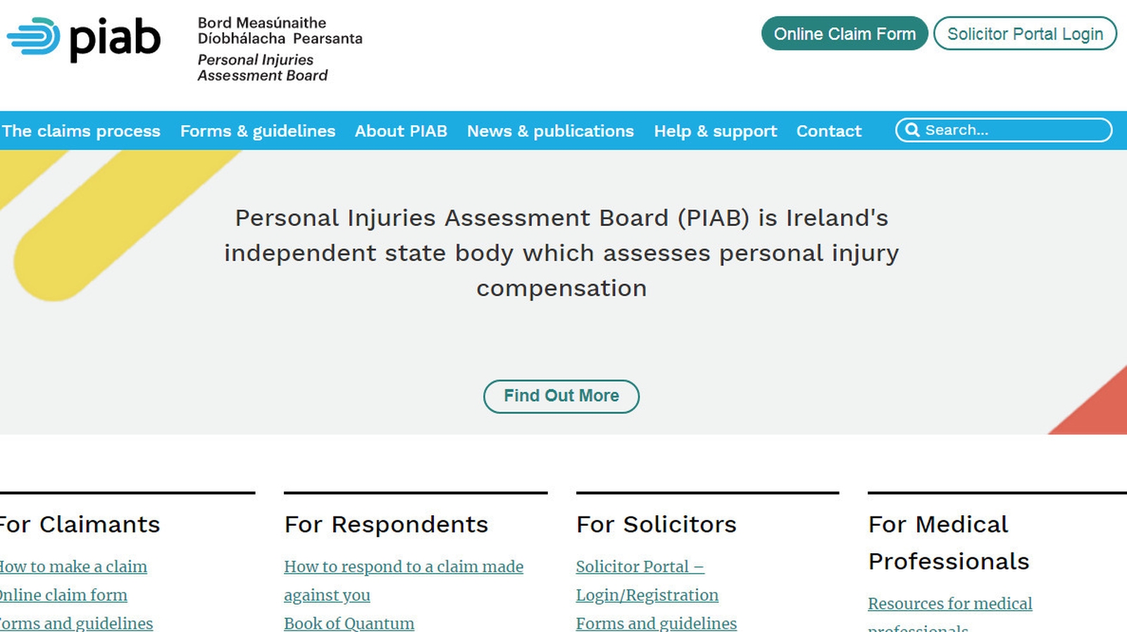 CEO leaving Personal Injuries Assessment Board