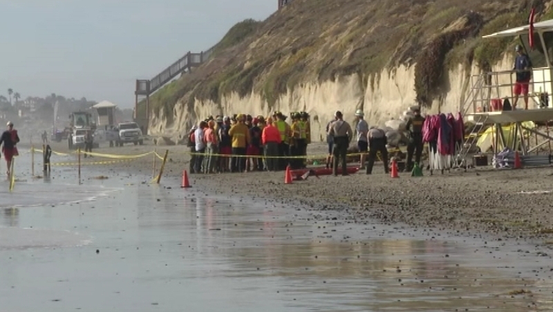 Three dead as sea cliff collapses in California