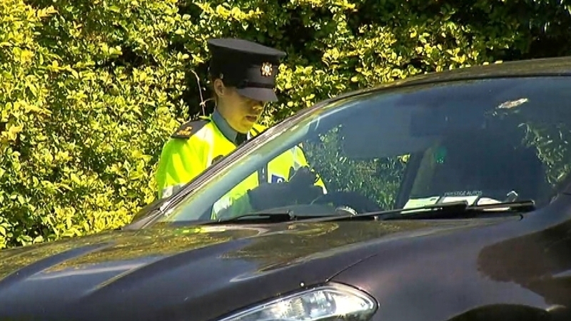Garda checkpoint demonstrators block Galway road