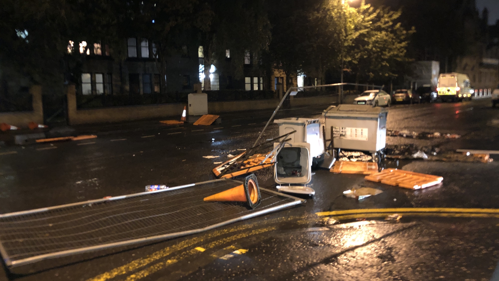 Irish unity march sparks Glasgow riots