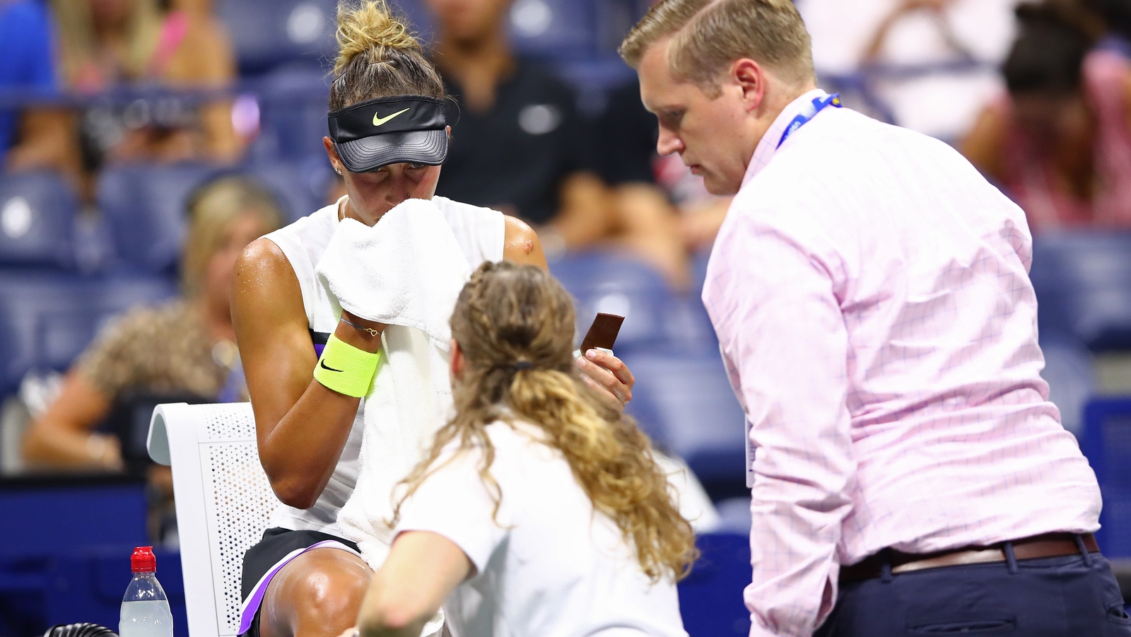 Madison Keys overcomes health scare to progress in NY