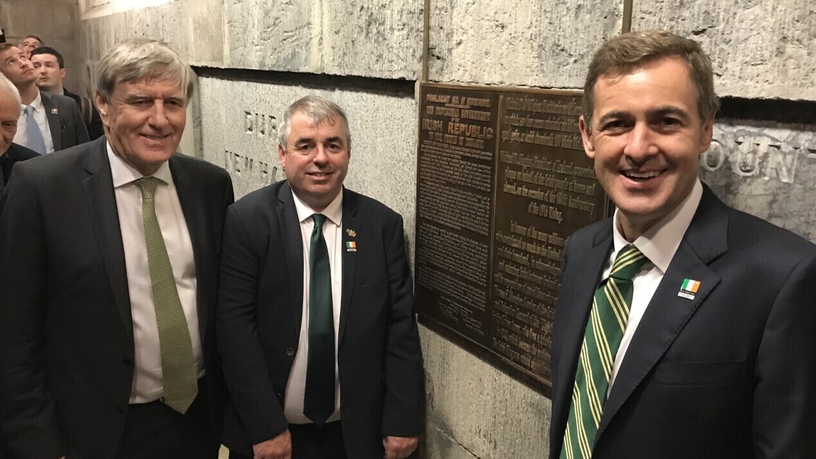 1916 Rising plaque unveiled at Washington Monument