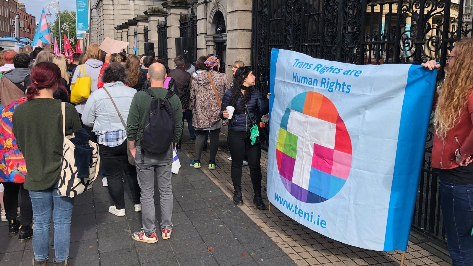 Transgender healthcare activists hold Dublin rally