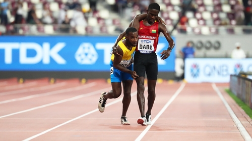 Drama in 5000m heat at World Championships in Doha