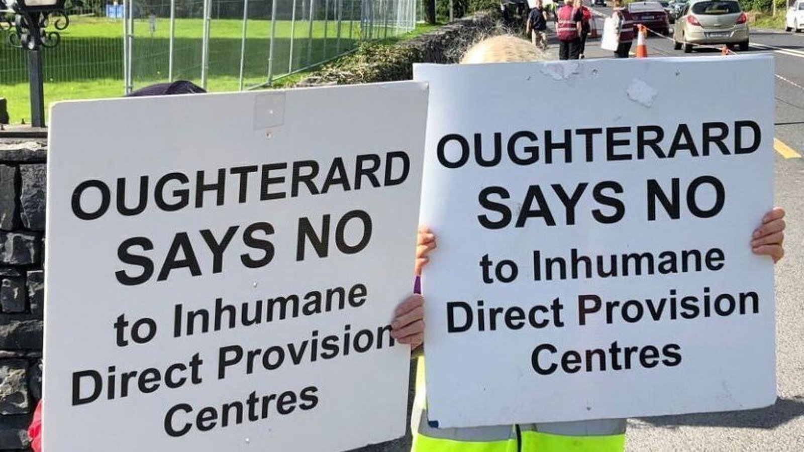 What is driving protests against new direct provision centres?