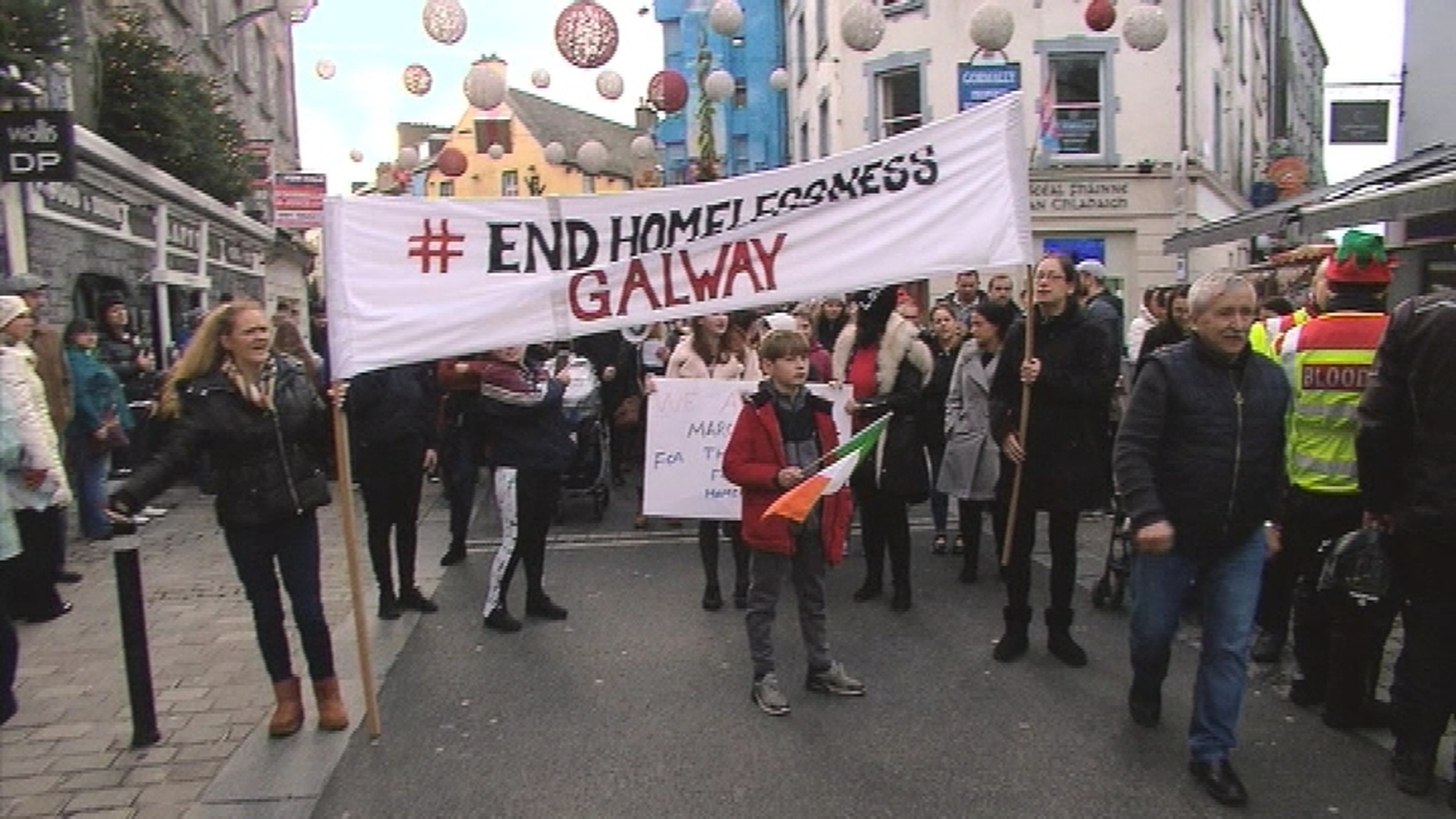 Rally held in Galway to protest against homelessness