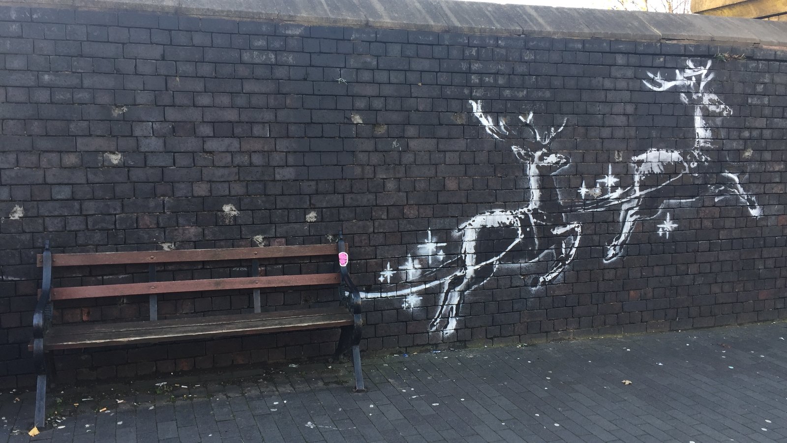 Banksy piece uses reindeer to highlight homelessness