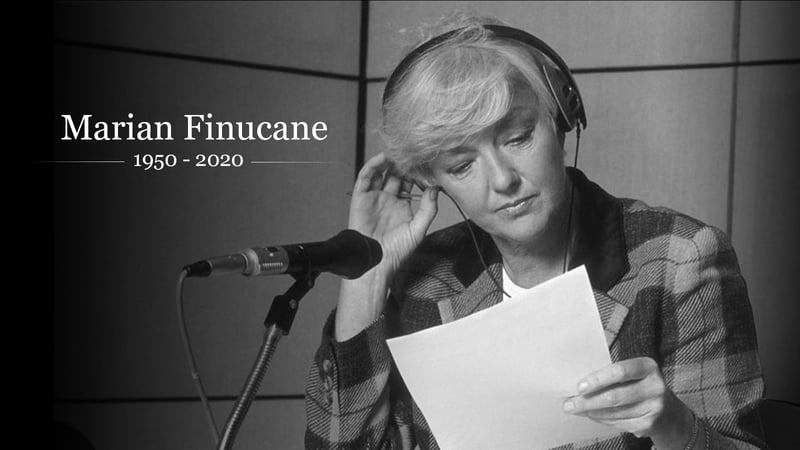 Veteran RTÉ broadcaster Marian Finucane dies suddenly