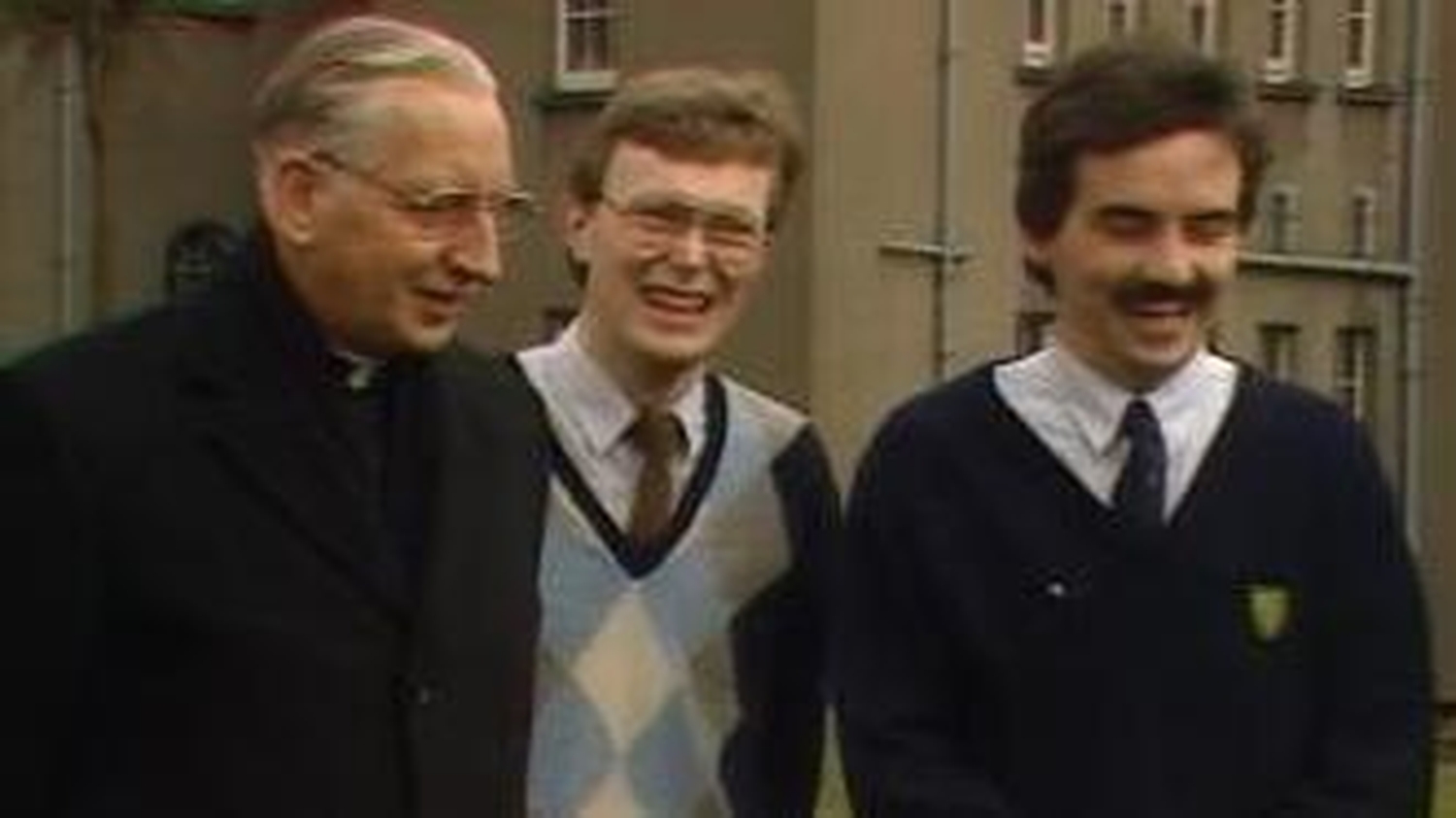 RTÉ Archives | Collections | Doctor Connell Visits Clonliffe College