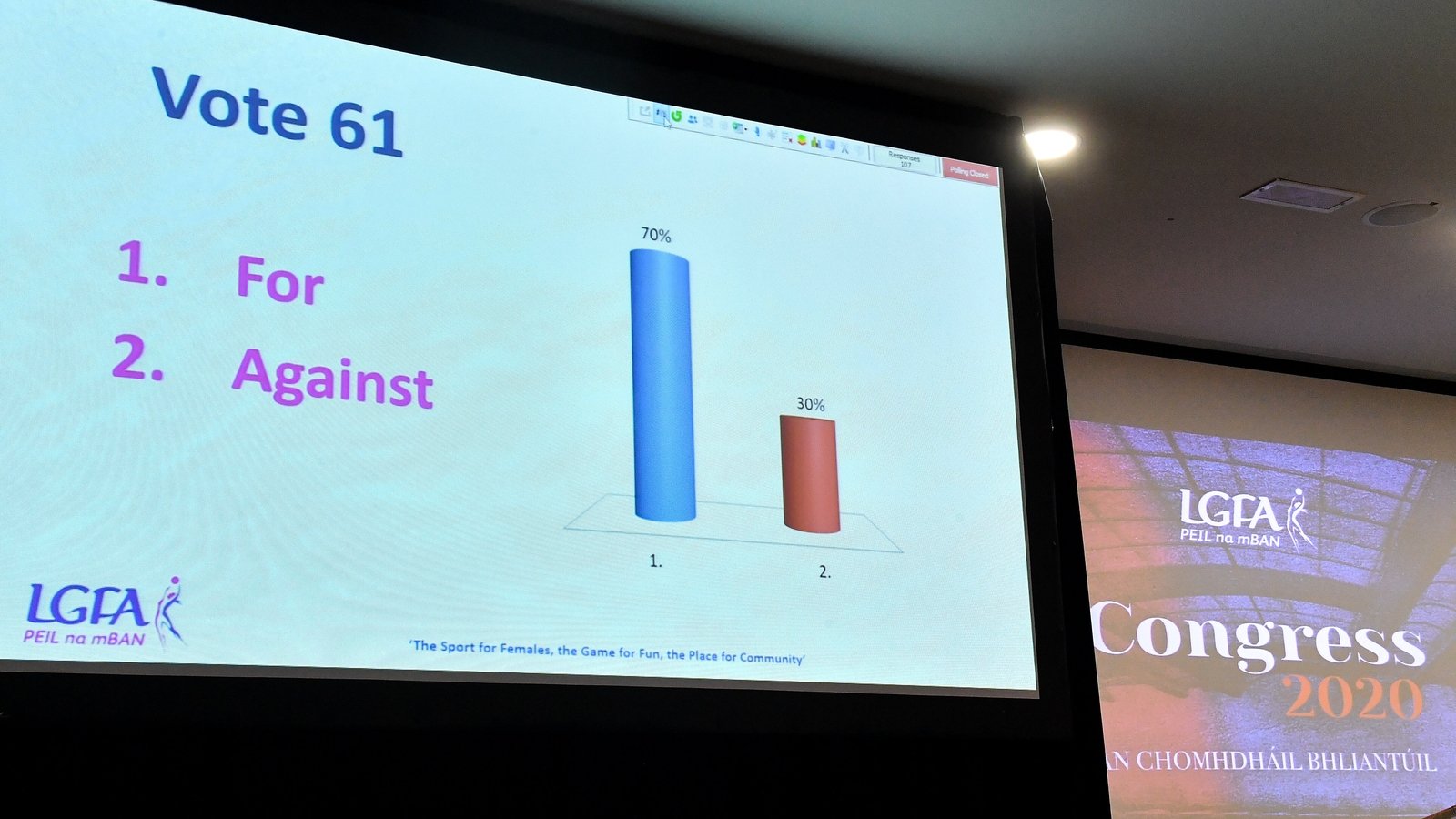 LGFA delegates pass new two-point rule for '45s