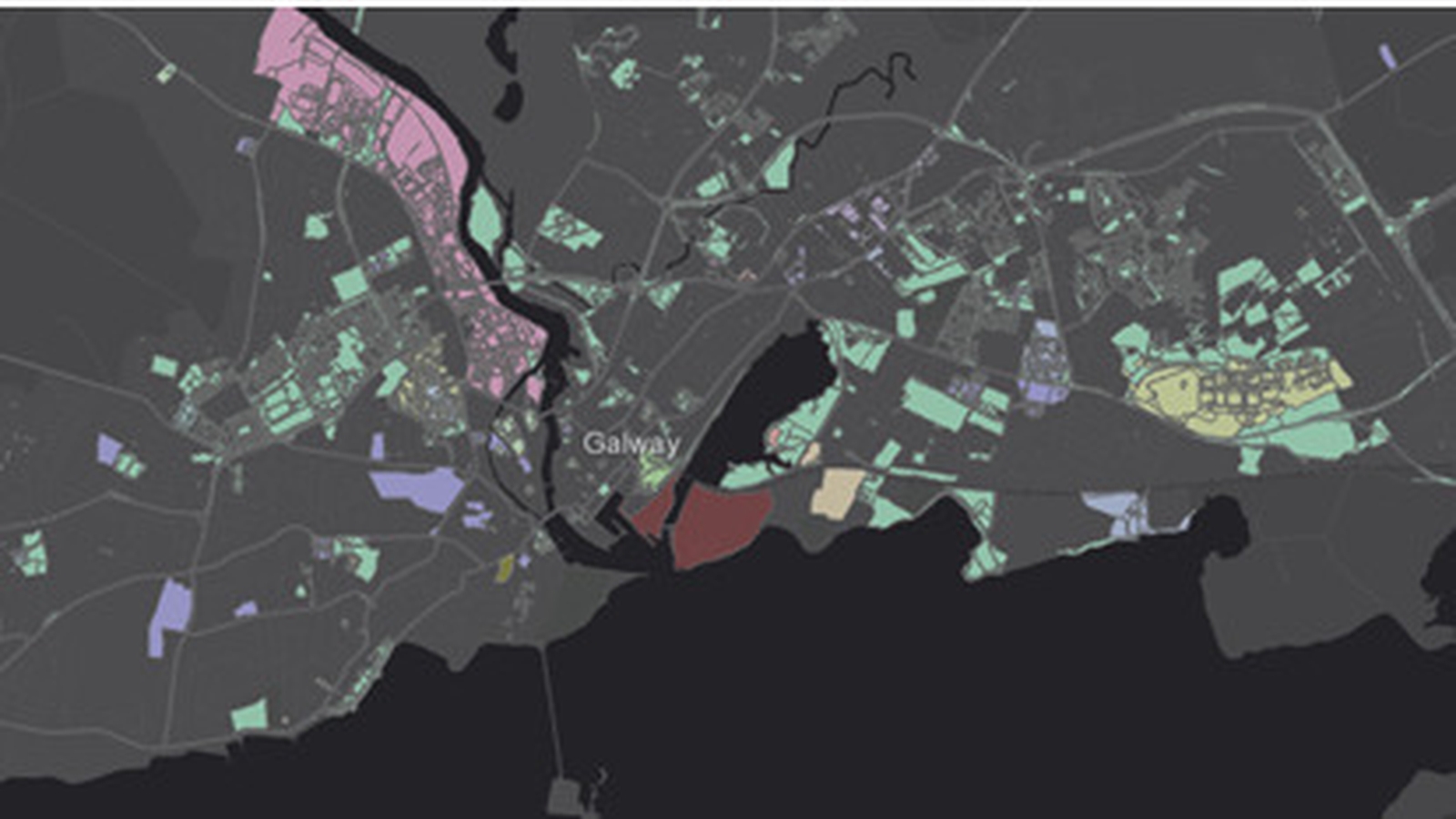 LDA maps 1,000 hectare land bank around Galway city