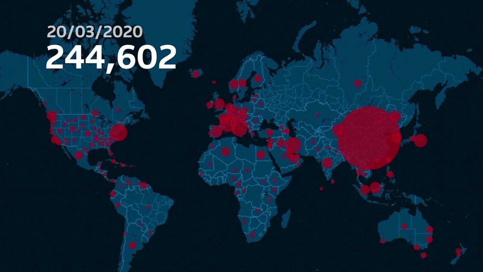 Covid-19: Death toll worldwide reaches 10,000
