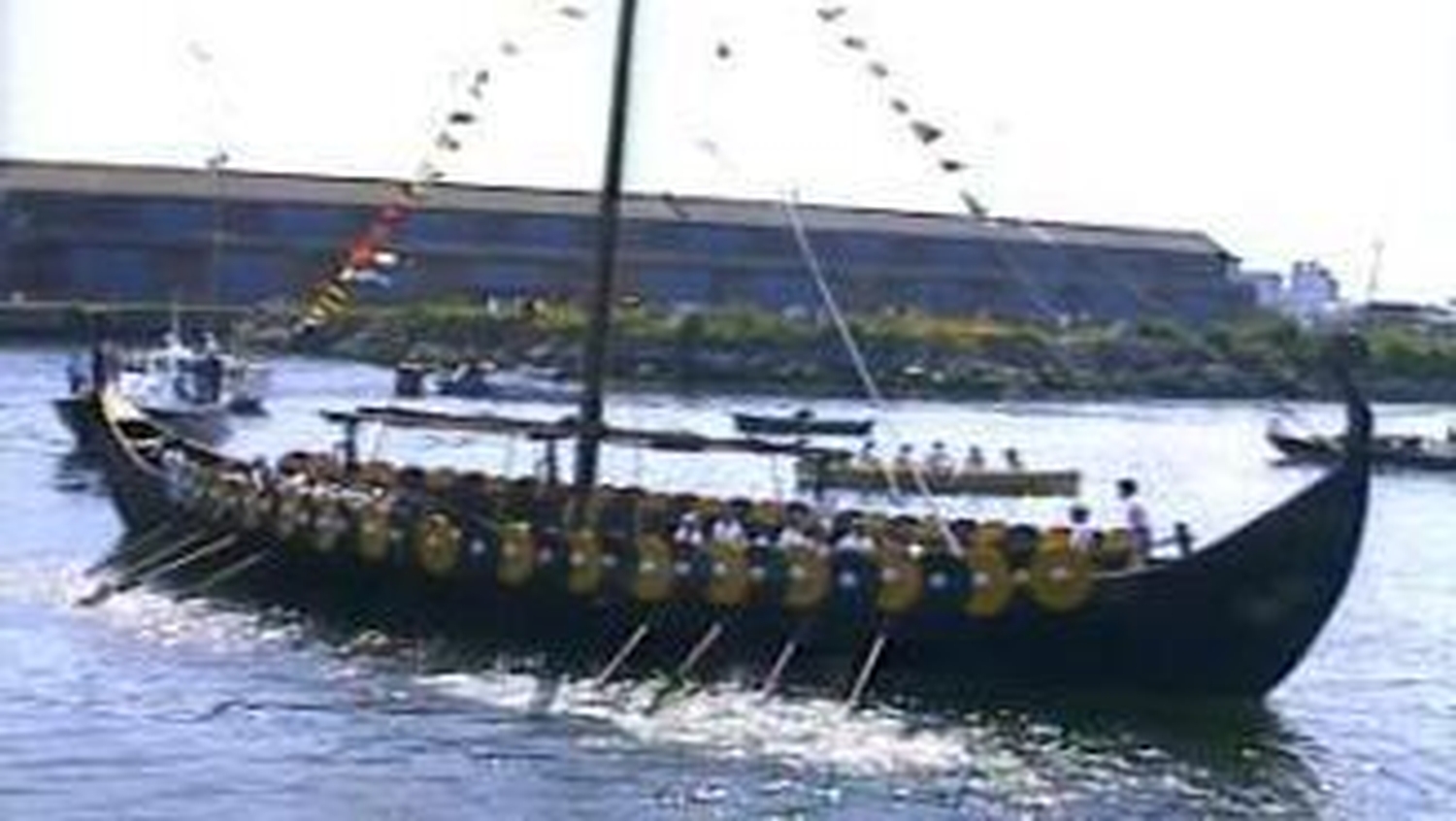 RTÉ Archives | Collections | Launching Of Viking Ship In Dublin