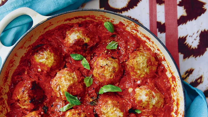 Turkey Meatballs in Tomato Sauce