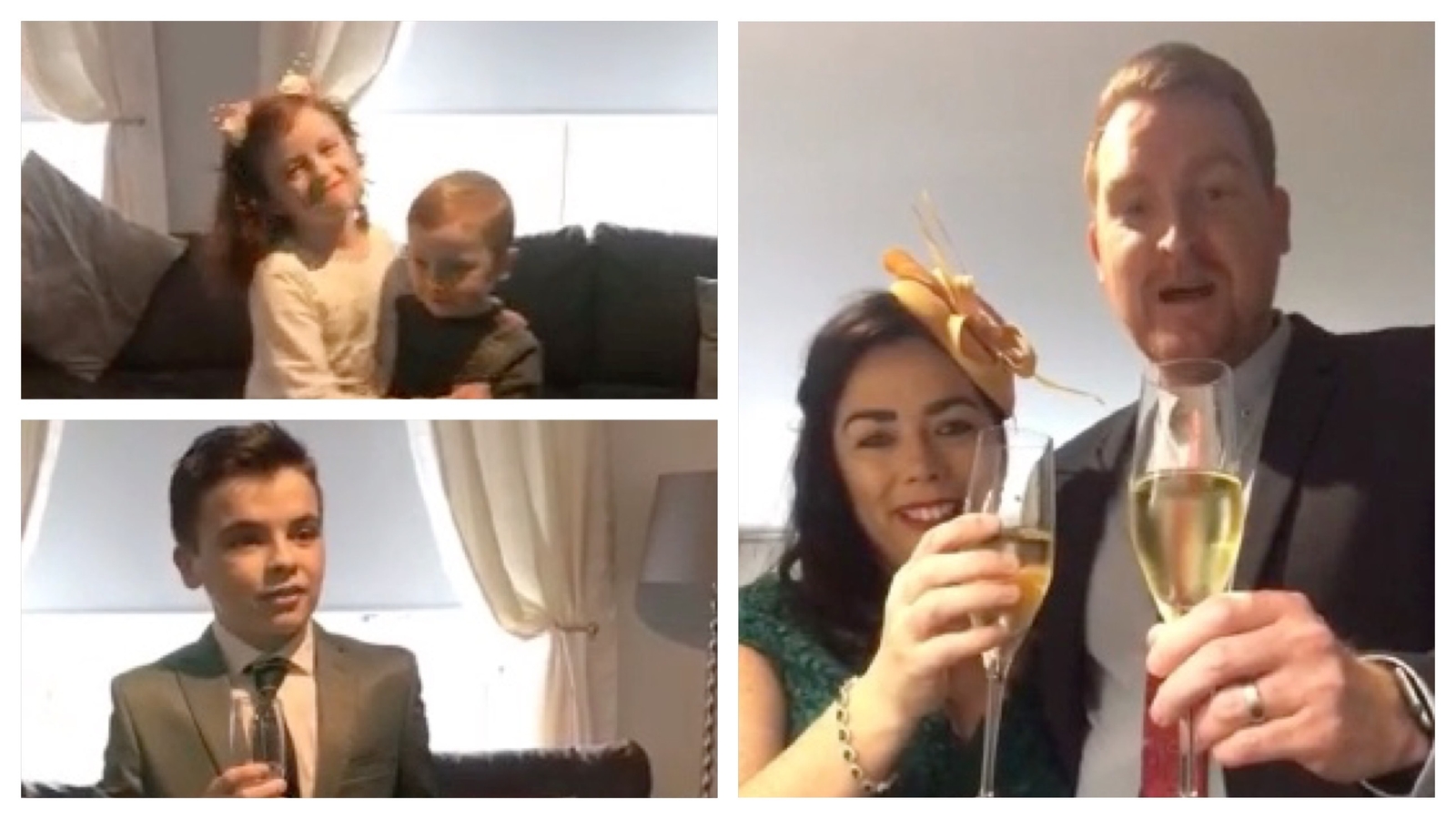 Couple get their Irish wedding via video
