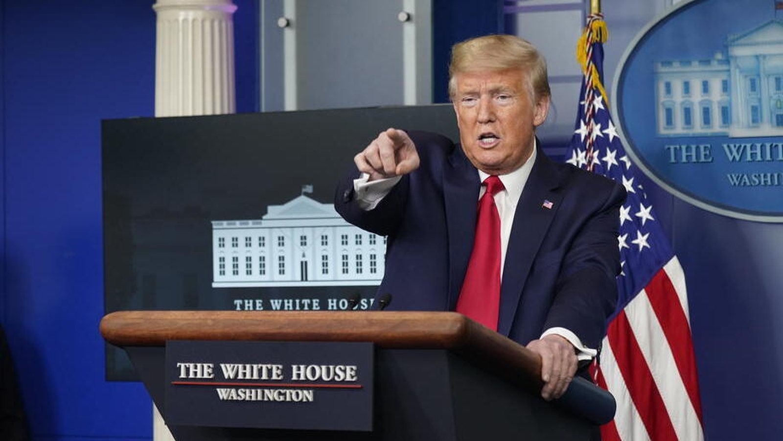 Trump Relishing Ratings And Rancour Of Virus Briefings trump-relishing-ratings-and-rancour-of-virus-briefings