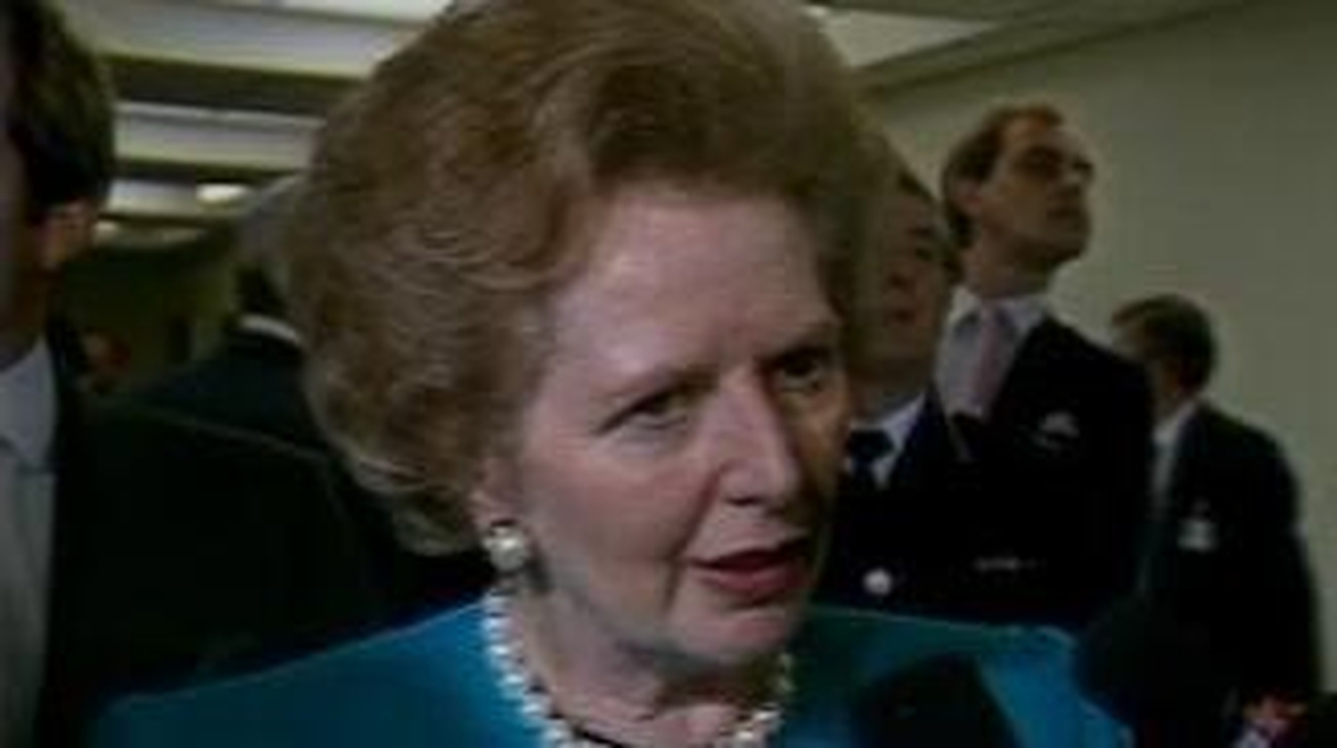RTÉ Archives | Collections | Thatcher On Recent Bombing