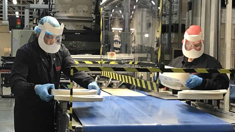 Donegal food packaging firm switches to PPE production