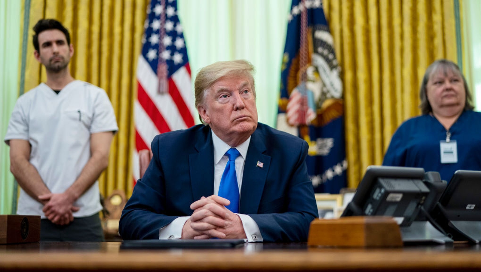 Trump says coronavirus task force to shift focus