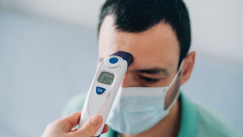 Return to work to see temperature tests, handshake ban