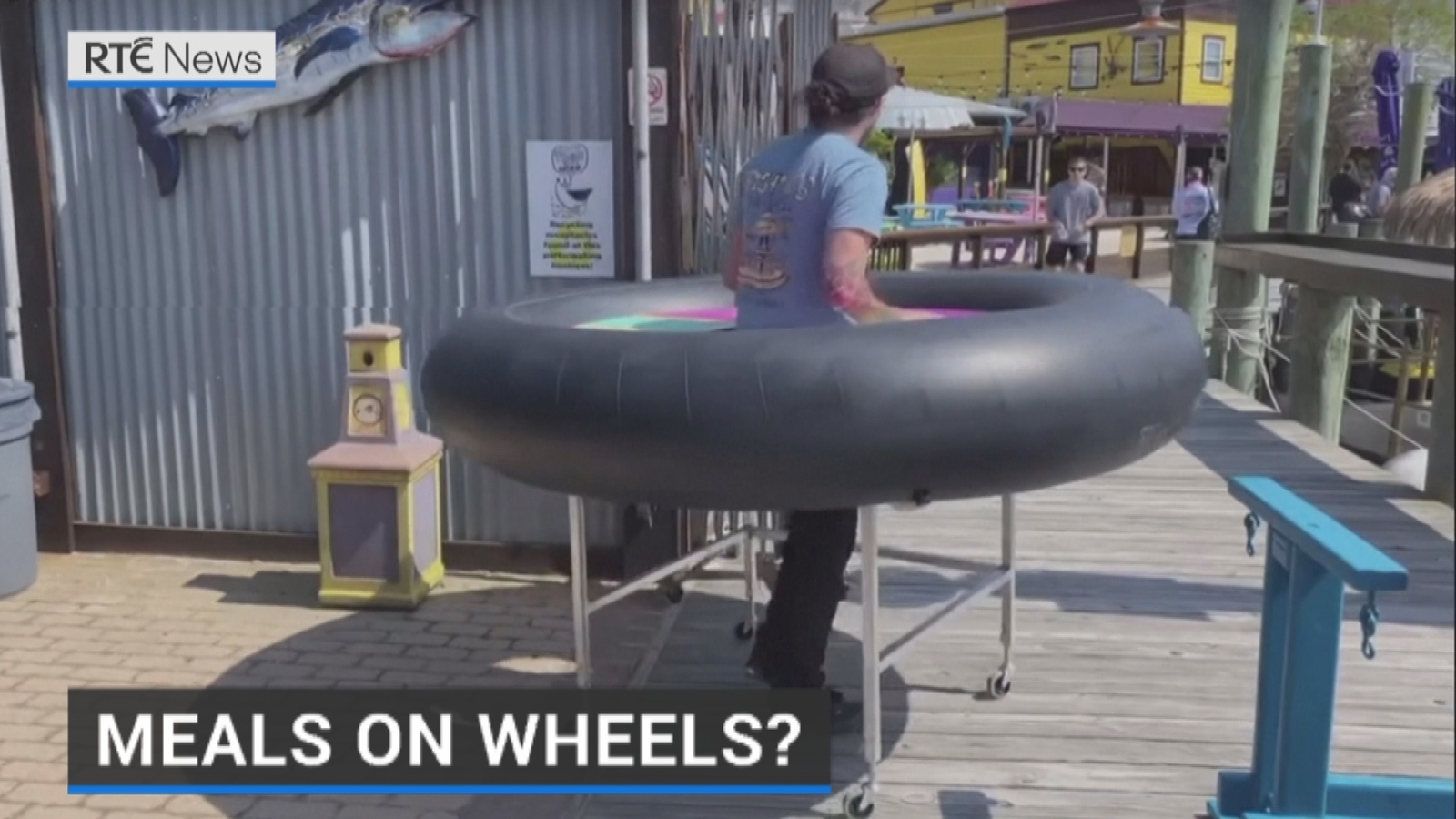 US restaurant gets creative with social distancing