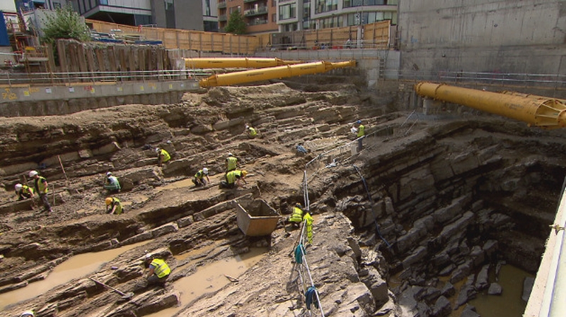 Archaeological dig reveals early Dublin landscape