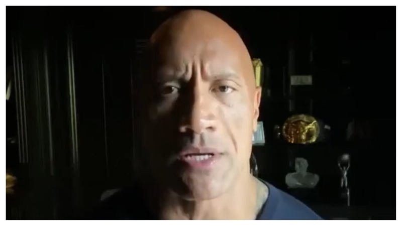 The Rock delivers powerful speech to graduation class