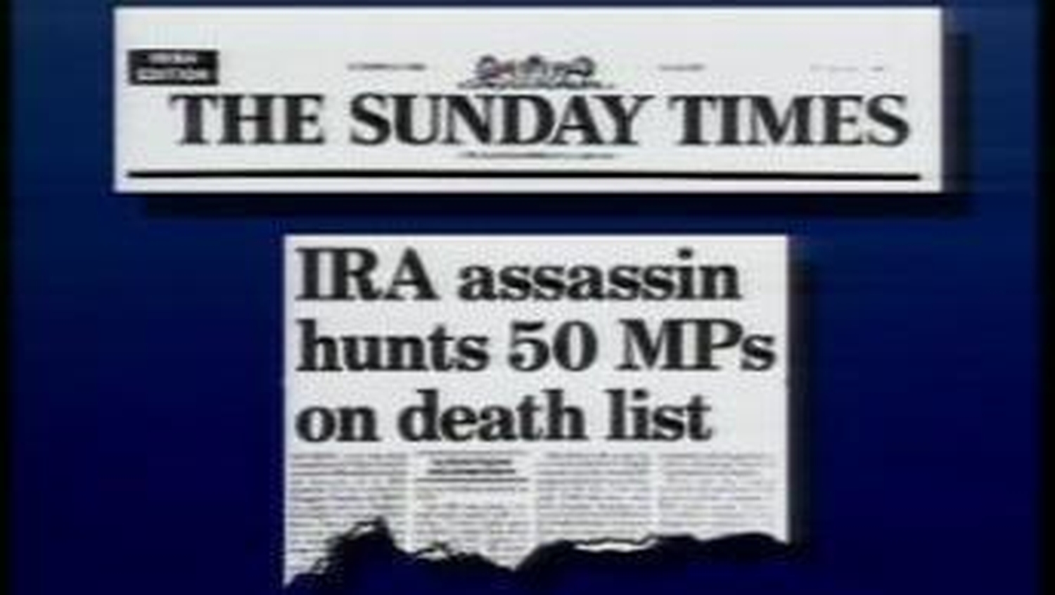 RTÉ Archives | Collections | Police Find IRA Death List