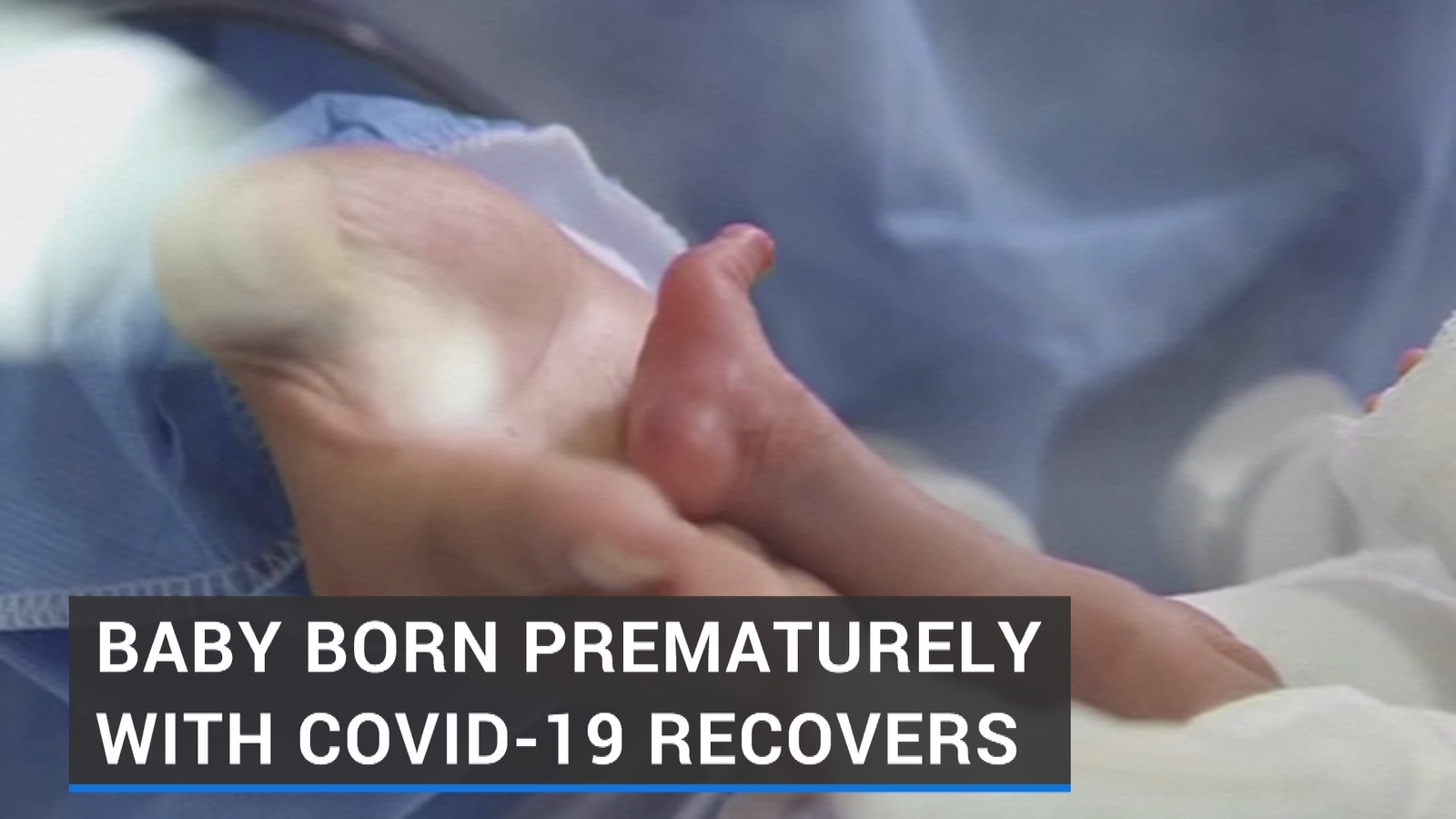 Mother and premature baby reunited after Covid recovery