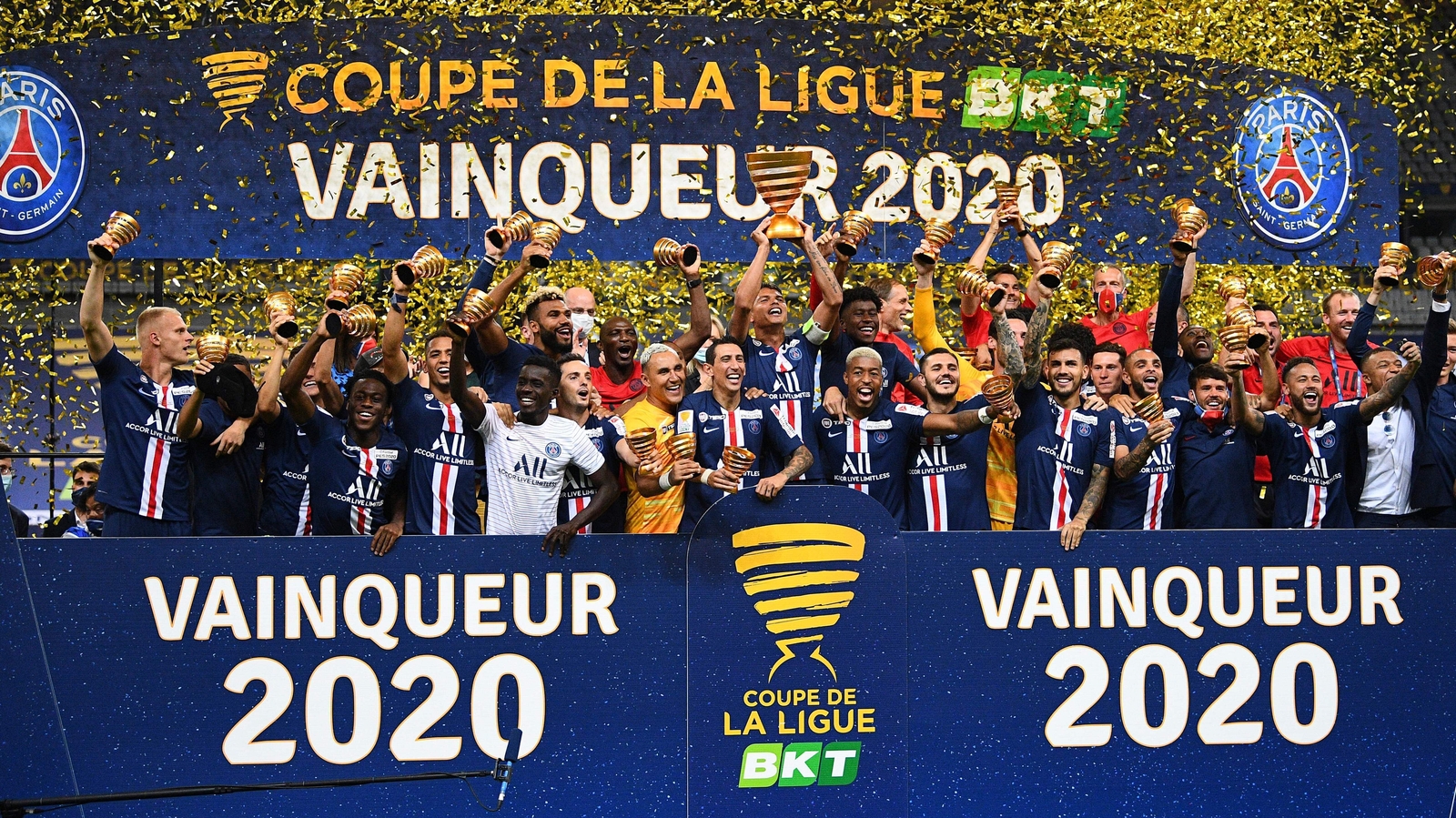 PSG complete treble with shootout victory against Lyon