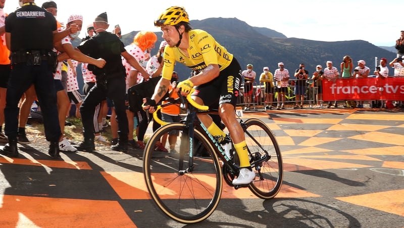 Roglic strengthens Tour lead, Martin enjoys best finish