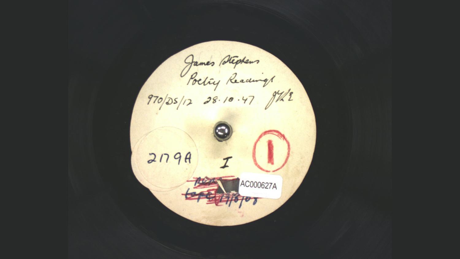 RTÉ Archives | Collections | James Stephens : Poetry Reading