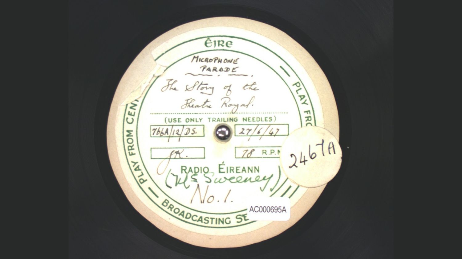 RTÉ Archives | Collections | Microphone Parade : Theatre Royal