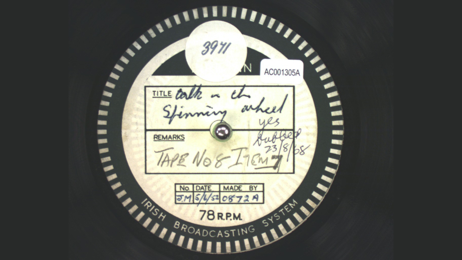 RTÉ Archives | Collections | The Nine Counties : Spinning Wheel