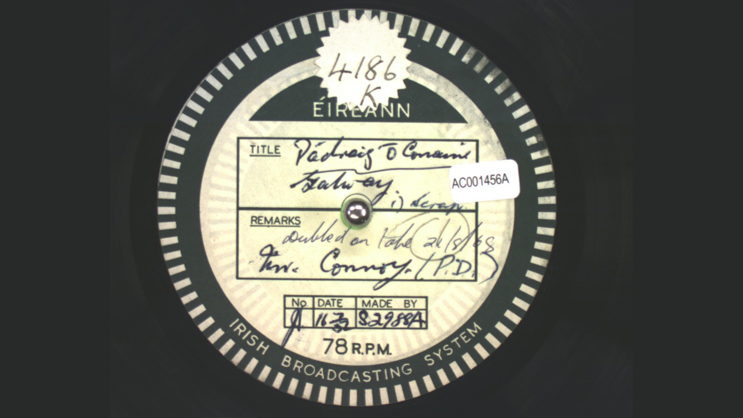 RTÉ Archives | Collections | Sean-Phadhraic : Mr Conroy