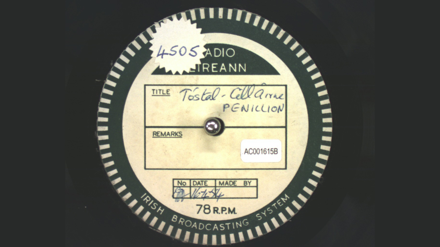 RTÉ Archives | Collections | An Tóstal : Penillion