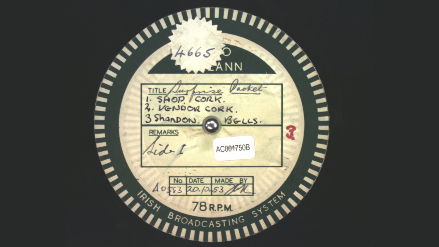 RTÉ Archives | Collections | Surprise Packet : Cork Shop