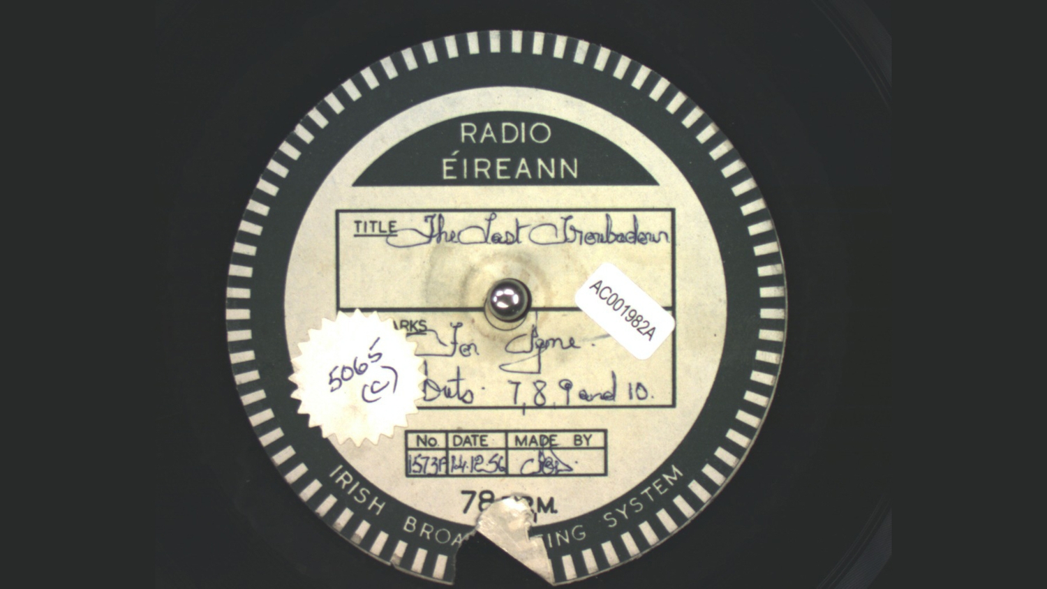 RTÉ Archives | Collections | The Last Troubadour : Music