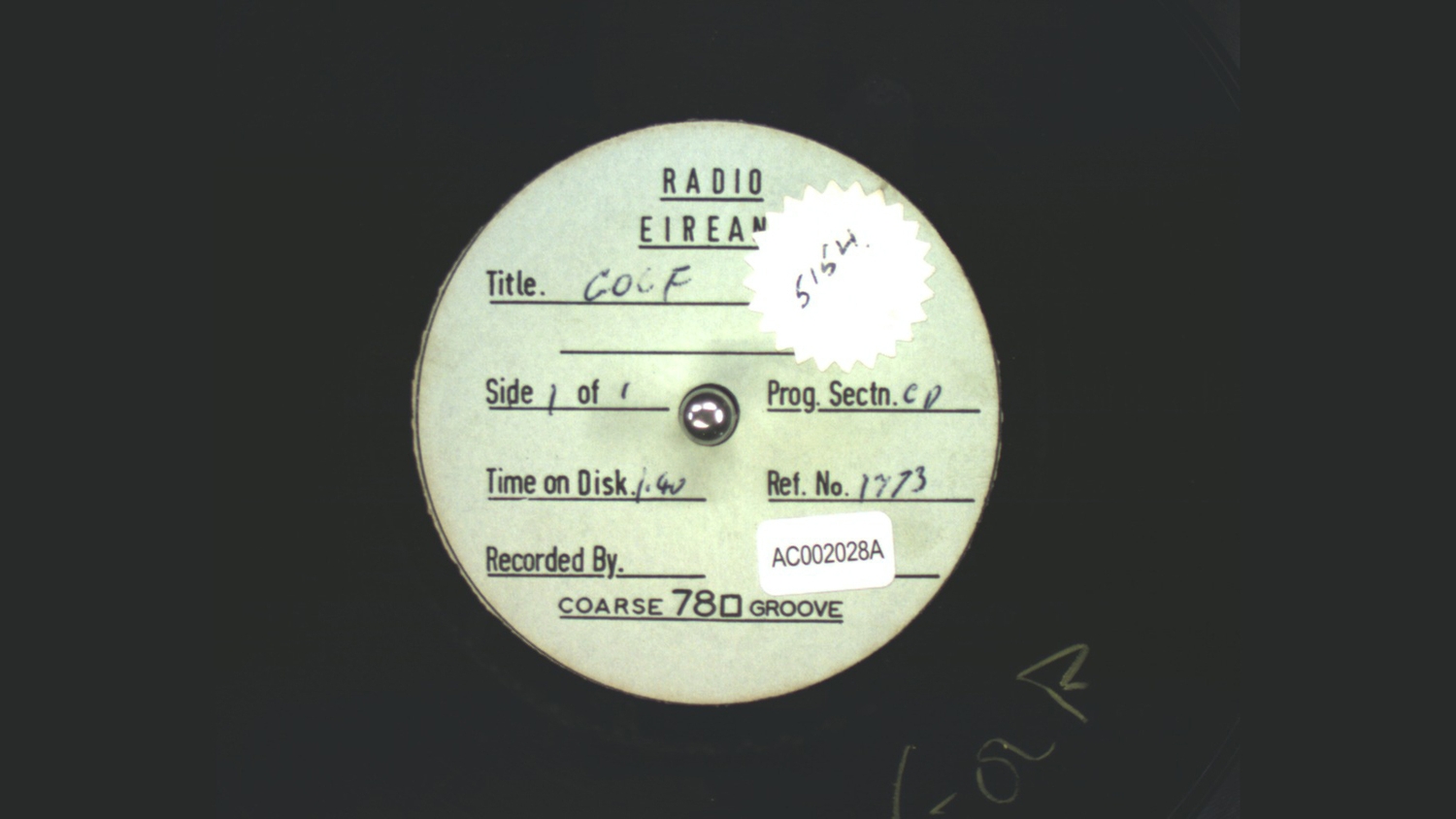 RTÉ Archives | Collections | Triple Crown Golf Competition