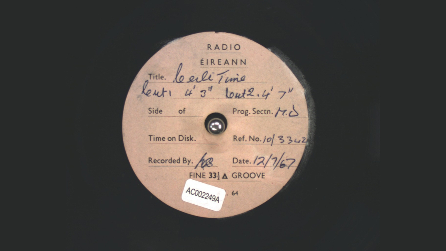 RTÉ Archives | Collections | Ceili Time : Eamonn Keane