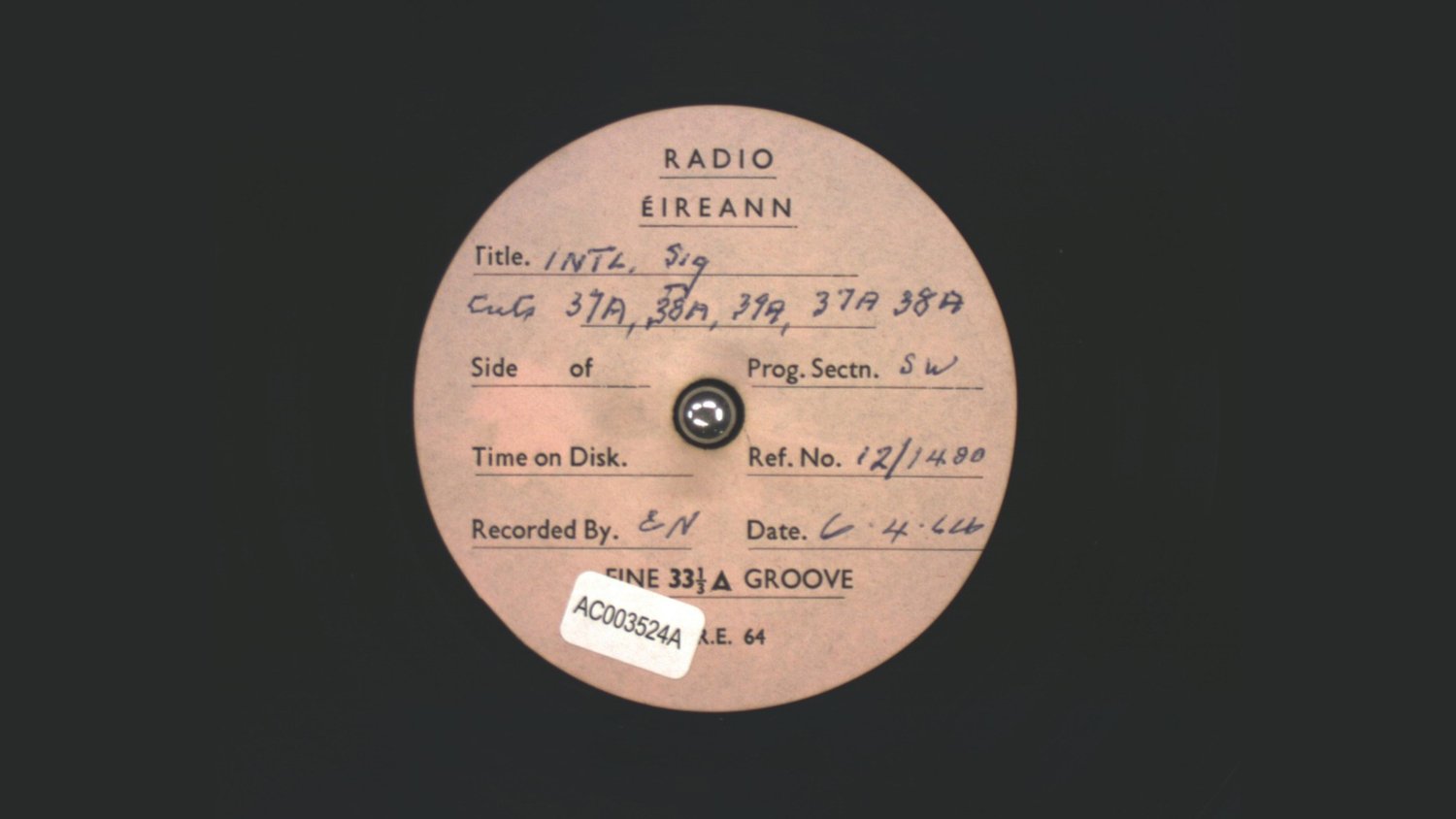 RTÉ Archives | Collections | Radio Éireann Interval Signal