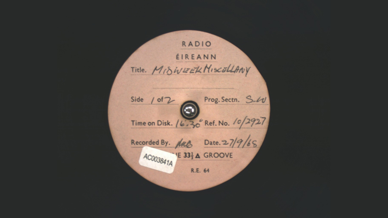 RTÉ Archives | Collections | Midweek Miscellany : Brian Merriman School