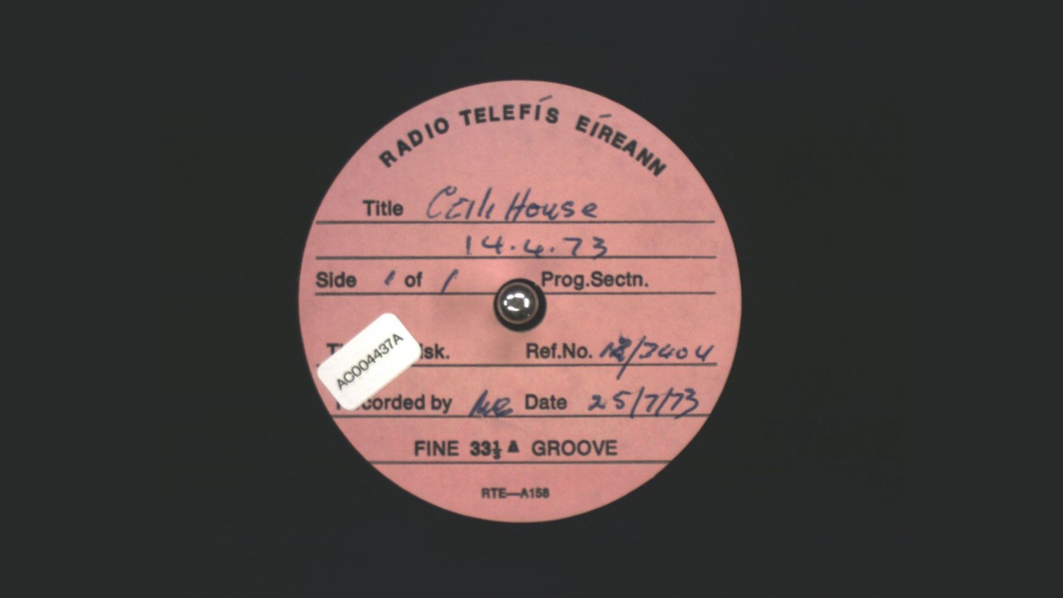 RTÉ Archives | Collections | Ceili House