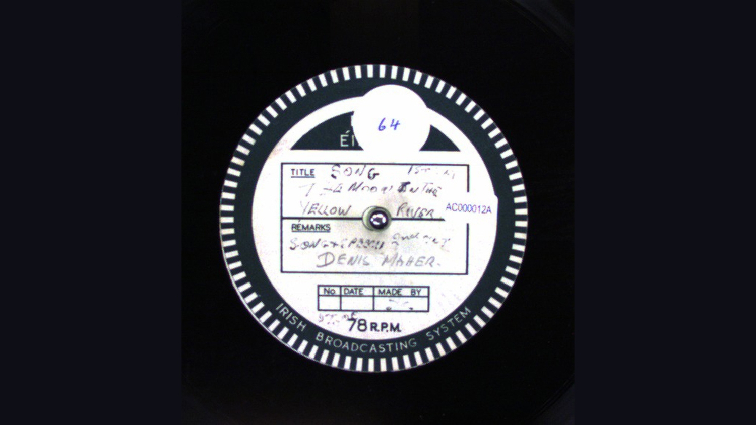 RTÉ Archives | Collections | The Moon In The Yellow River : Song And Speech