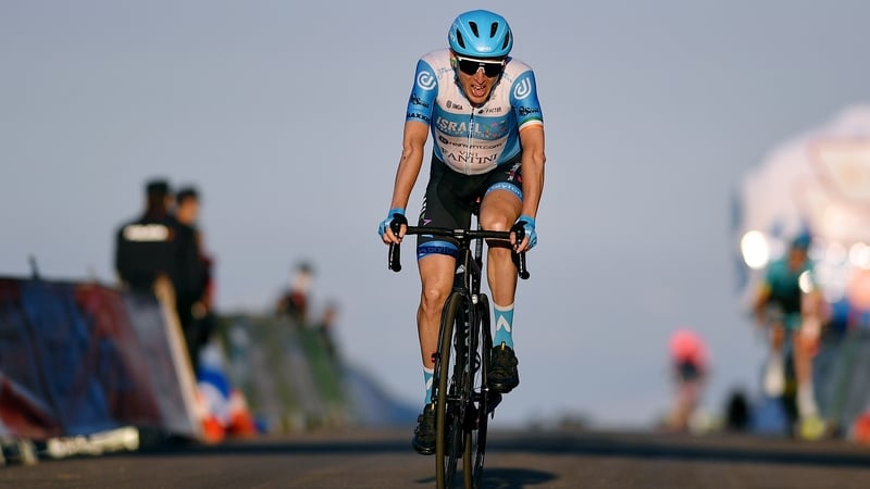 Dan Martin third in stage eight to stay in Vuelta mix