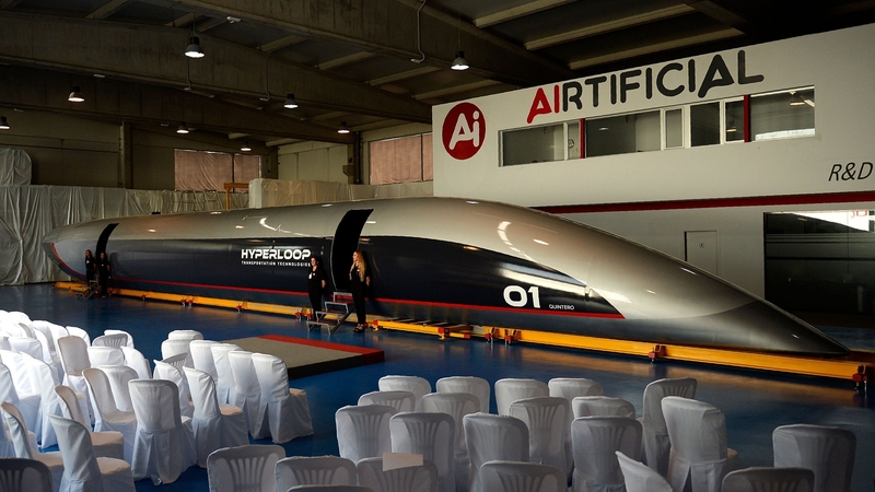 Virgin Hyperloop hosts first human trip