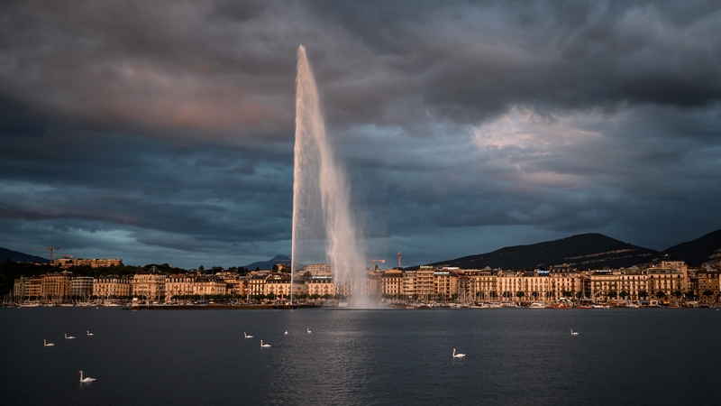 Geneva's landmark fountain turned off due to pandemic