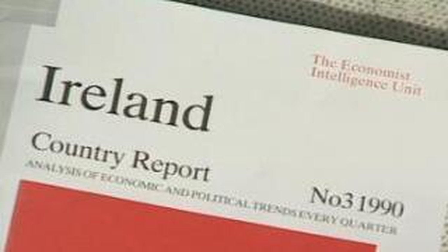 RTÉ Archives | Collections | Economist Report On Ireland