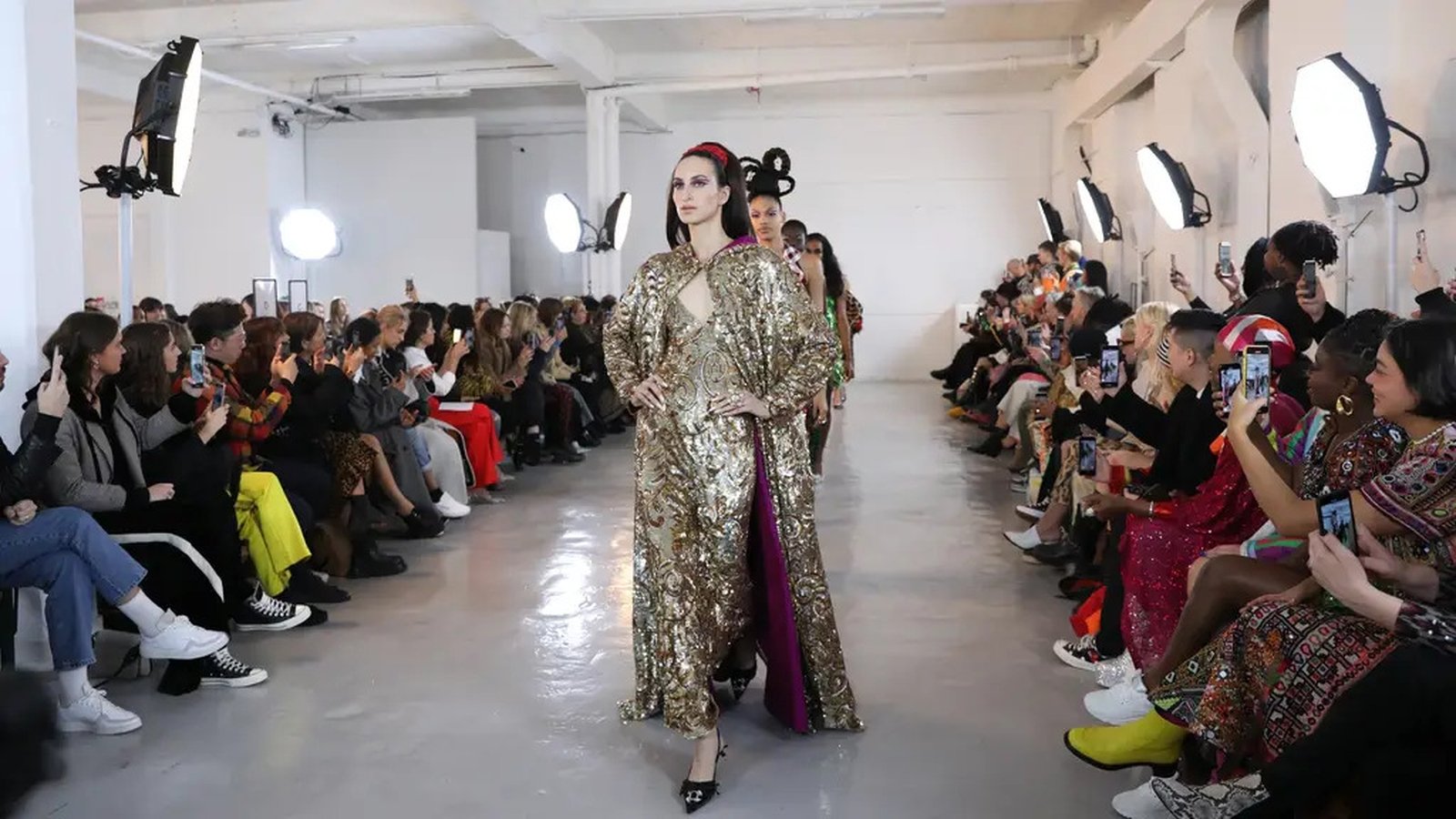 How to wear the metallic catwalk trend